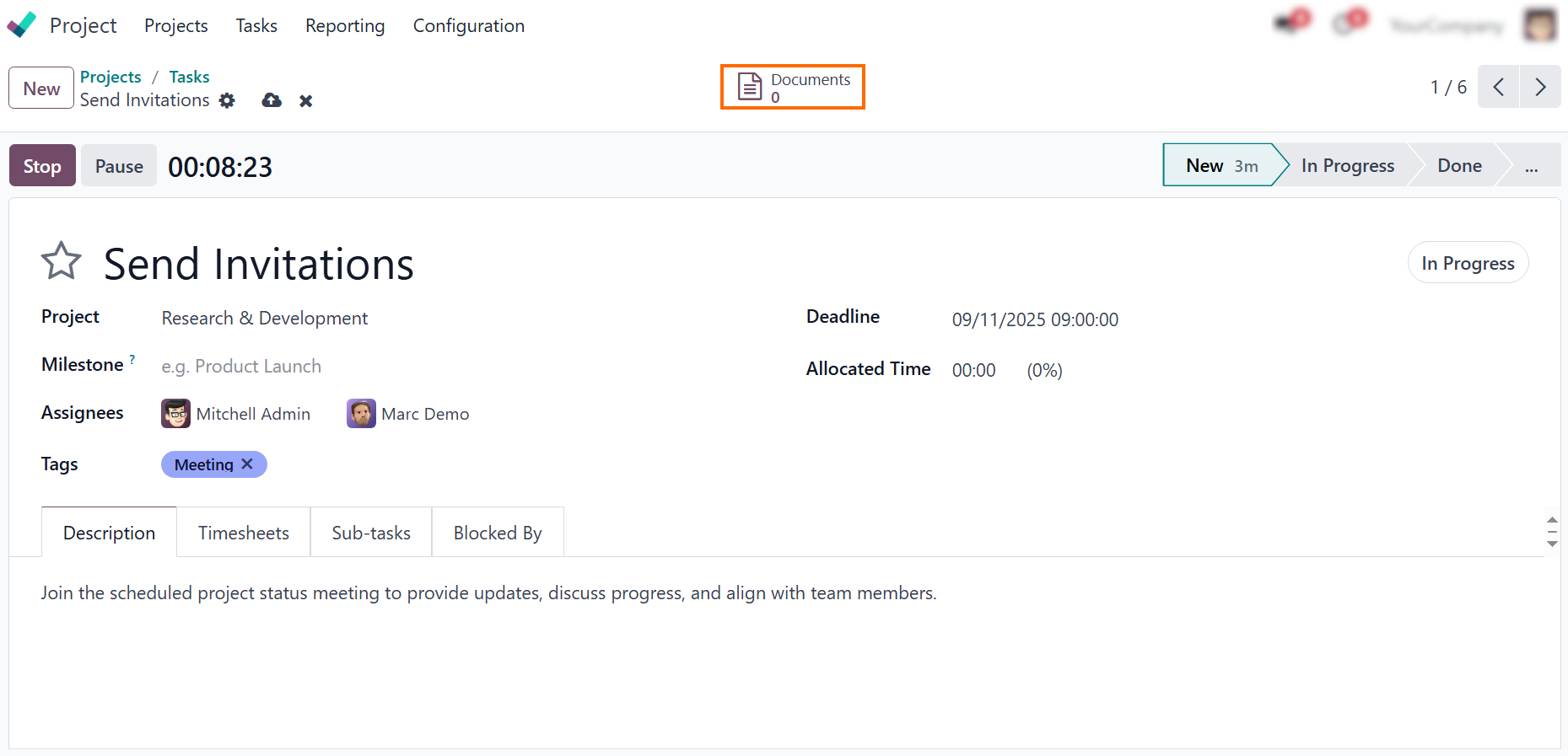 Odoo Project Management Tutorial: Projects, Tasks & Planning.